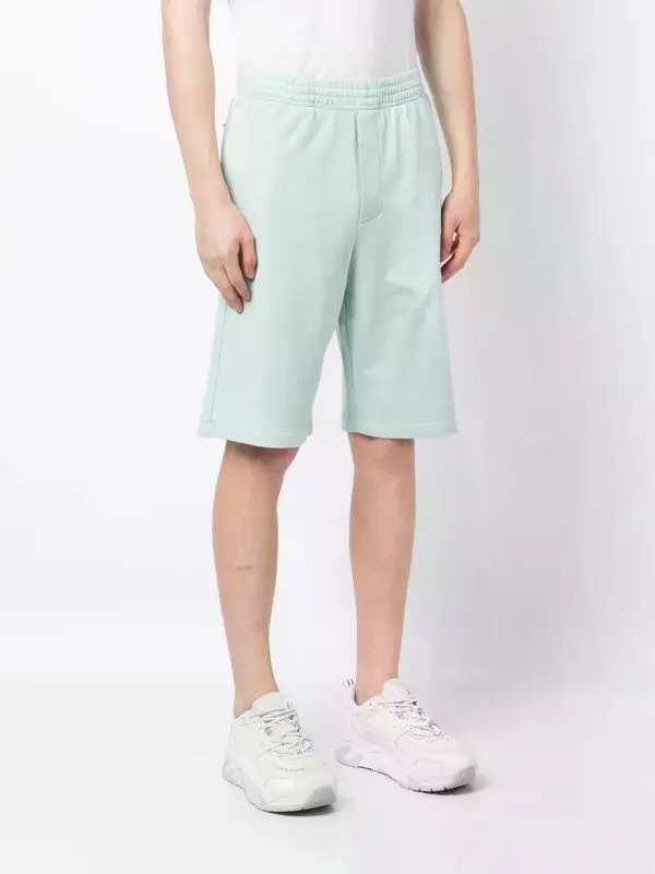 Maison Kitsuné Cotton Logo Patch Track Shorts - Green