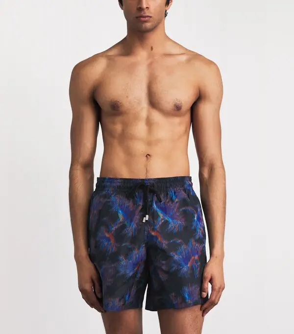 Vilebrequin X Maison Bucol Kyoto Swim Shorts - Black