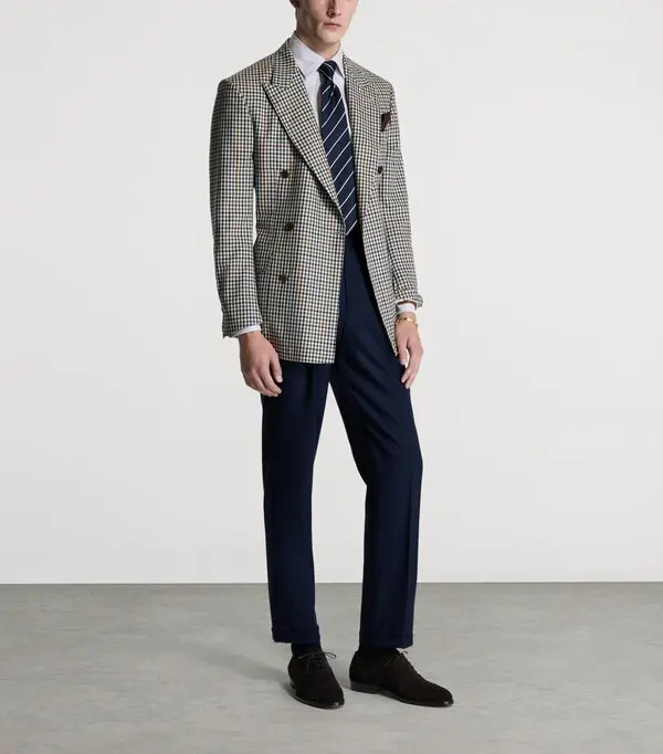 Dunhill Wool Gingham Blazer