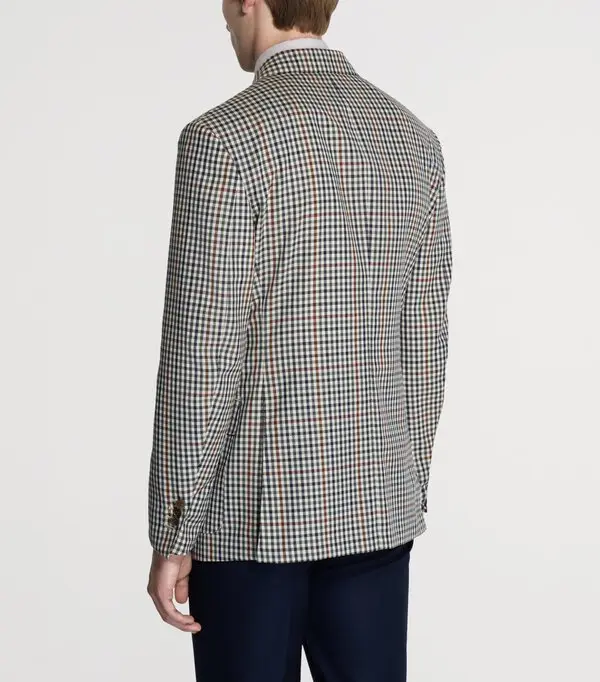 Dunhill Wool Gingham Blazer