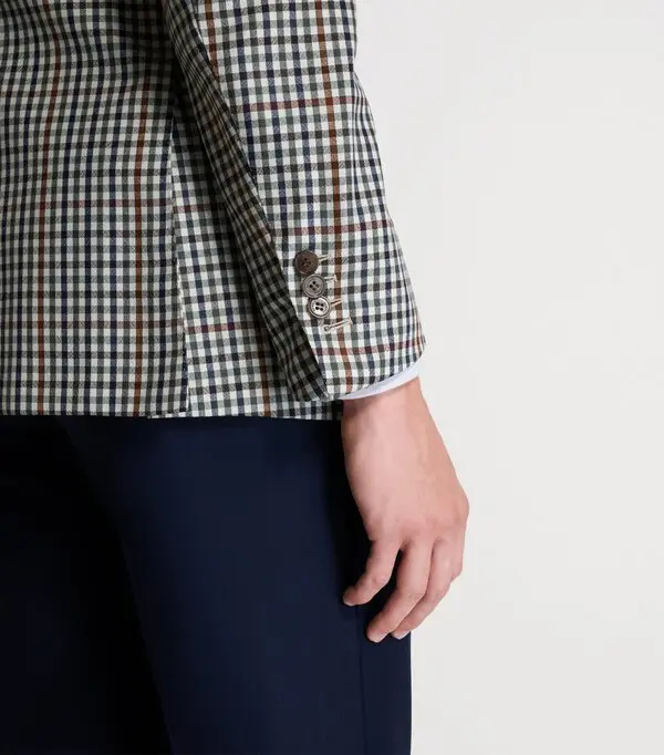 Dunhill Wool Gingham Blazer