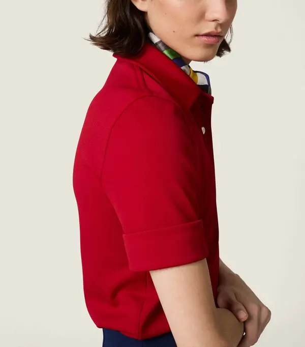 Miu Miu Technical Jersey Polo Shirt