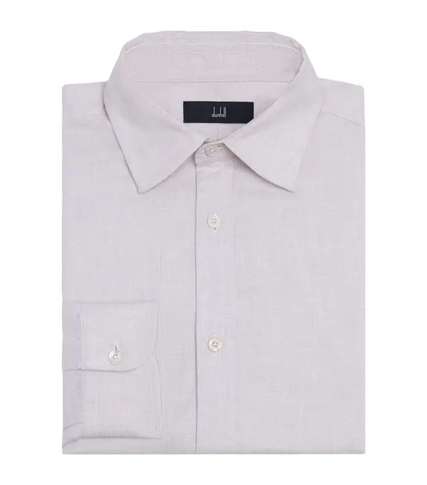 Dunhill Cotton Micro-check Shirt