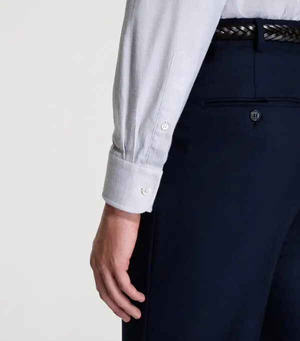 Dunhill Cotton Micro-check Shirt