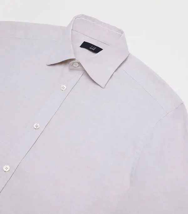 Dunhill Cotton Micro-check Shirt