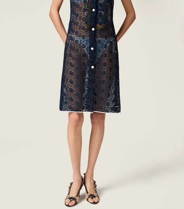 Miu Miu Macramé Mini Dress