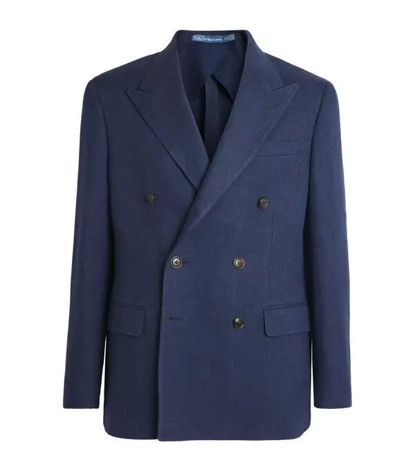 Polo Ralph Lauren Linen Double-breasted Suit Jacket