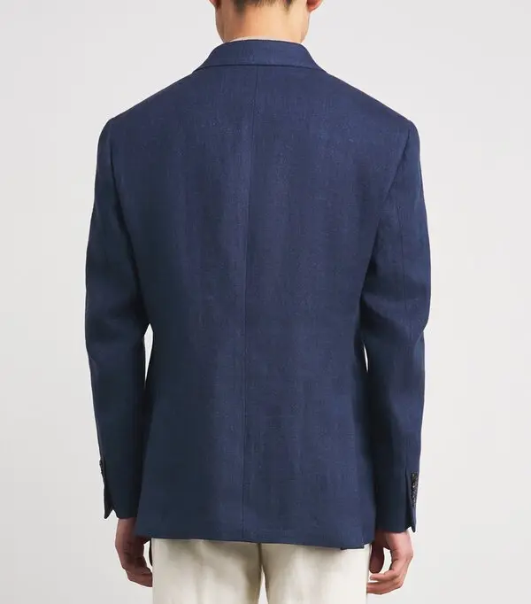 Polo Ralph Lauren Linen Double-breasted Suit Jacket
