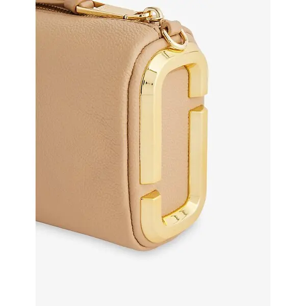 Marc Jacobs Snapshot Leather Shoulder Bag - Camel