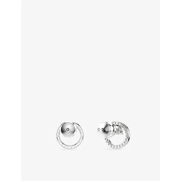 SWAROVSKI Constella Rhodium-plated Zirconia Stud Earrings - Silver