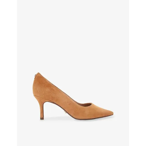 Carvela Pompeii Suede Courts With Stiletto Heel - Camel