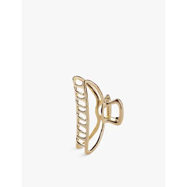 KITSCH Open Frame Metal Hair Claw Clip - Gold