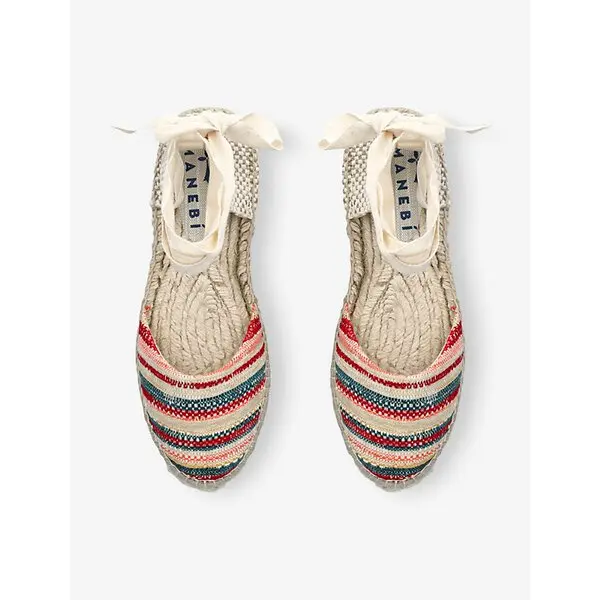Manebí Hamptons Raffia Espadrilles - Mult/other