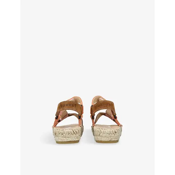 Manebí Contrast Colour Suede Hiking Sandals