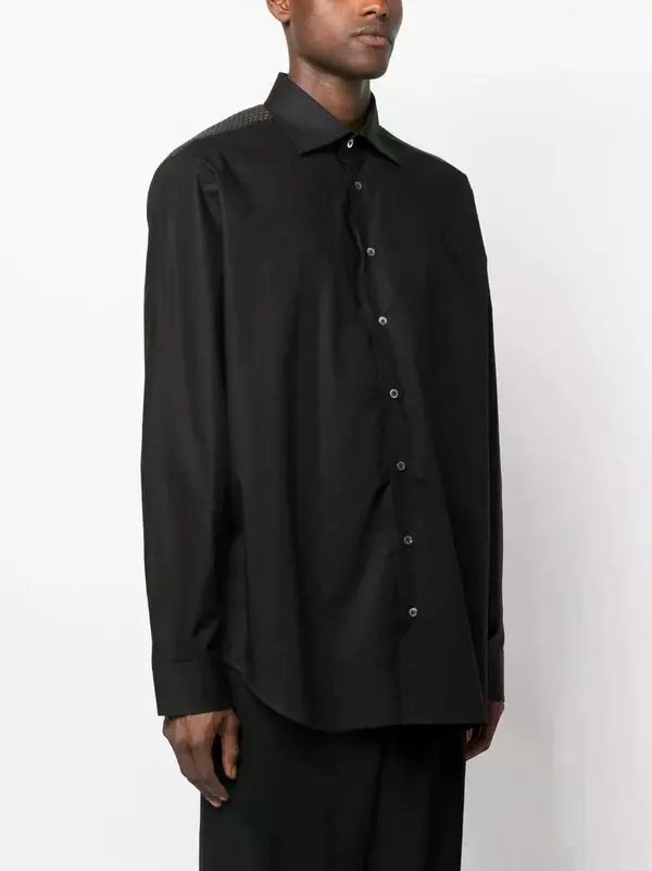 Raf Simons Logo-patch Long-sleeve Shirt