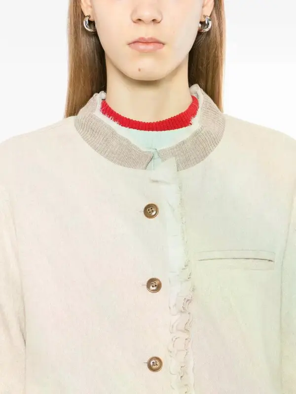 COTEMP Ruffled Button Jacket