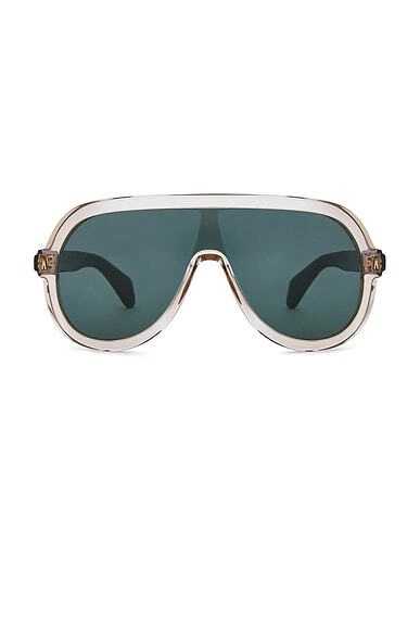 Moncler Sunsette Pilot Sunglasses - Clear