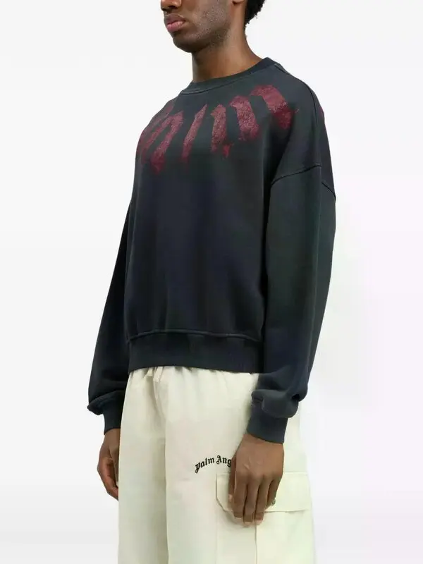 Palm Angels Neck-logo Sweatshirt
