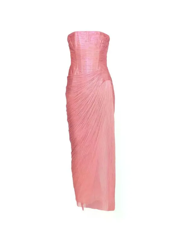 MARIA LUCIA HOHAN Ruby Draped Dress - Pink