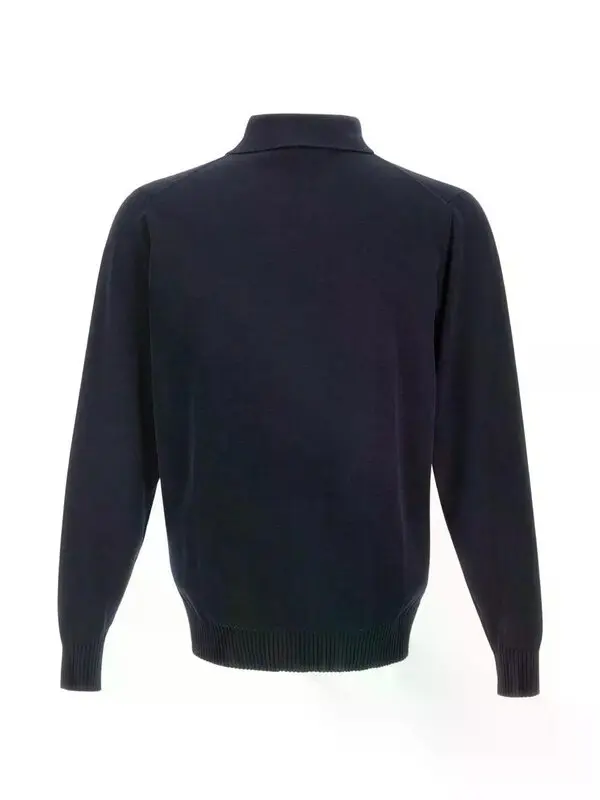 FILIPPO DE LAURENTIIS Polo Collar Button Front Cardigan
