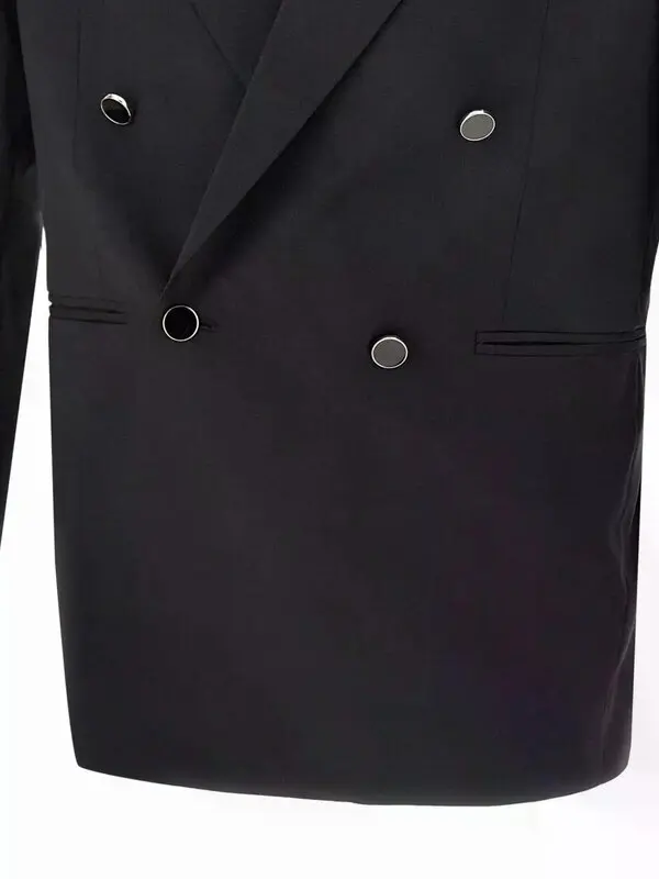 MANUEL RITZ Double-breasted Blazer - Black