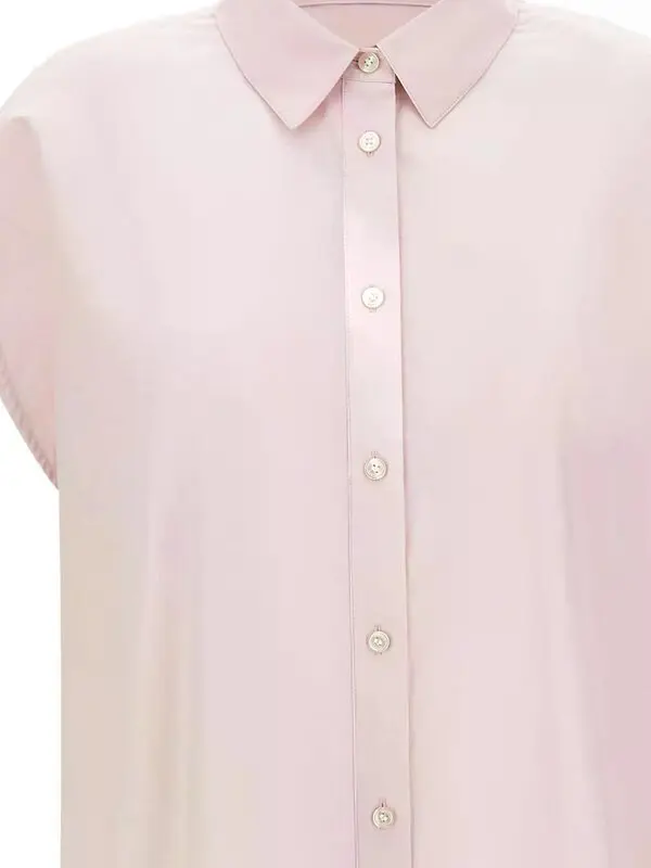 Woolrich Sleeveless Button Shirt - Pink