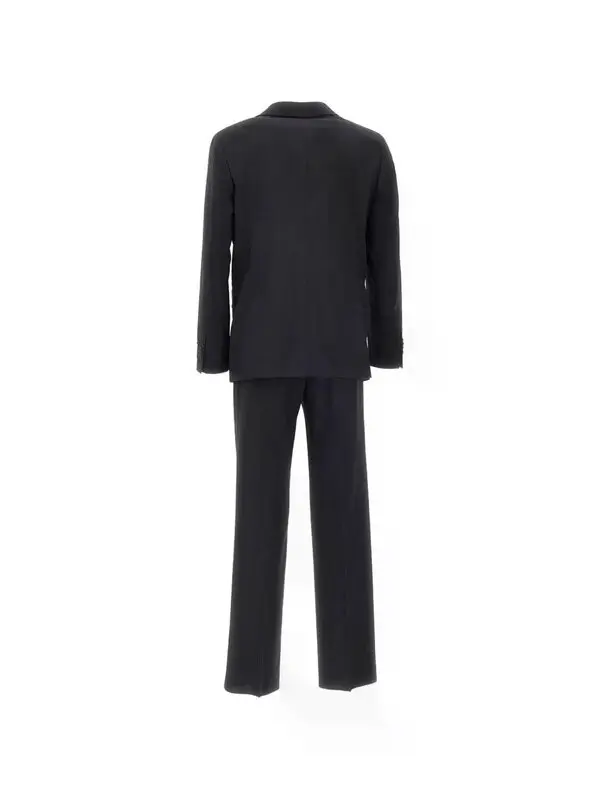 MANUEL RITZ Flap-pockets Two-button Suit - Black