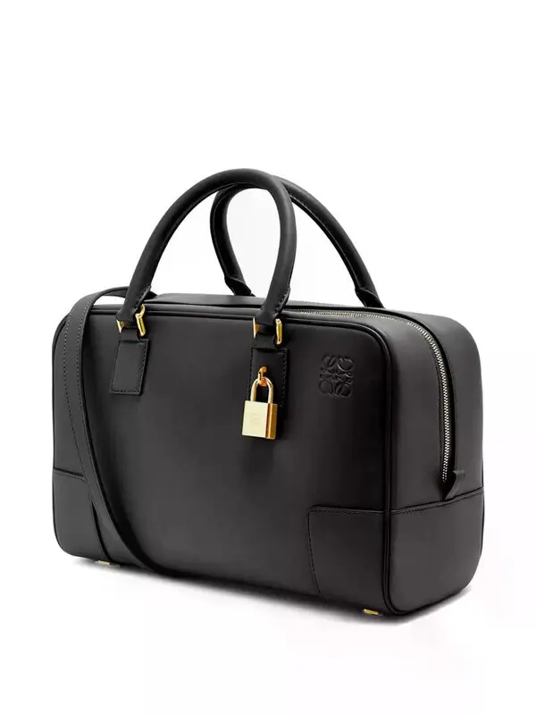 Loewe Amazona 28 Leather Tote Bag - Black