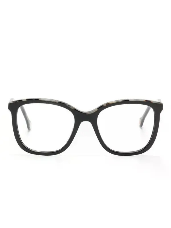 Carolina Herrera Square Frame Eyeglasses - Black