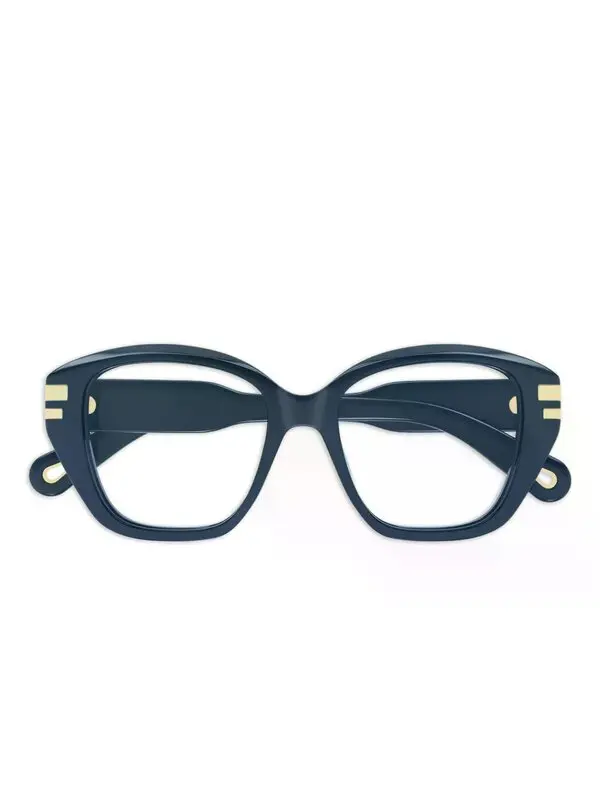 Chloé Oversized Frame Eyeglasses - Blue