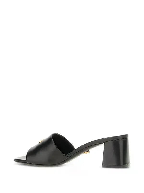 Versace Logo Plaque Sandals