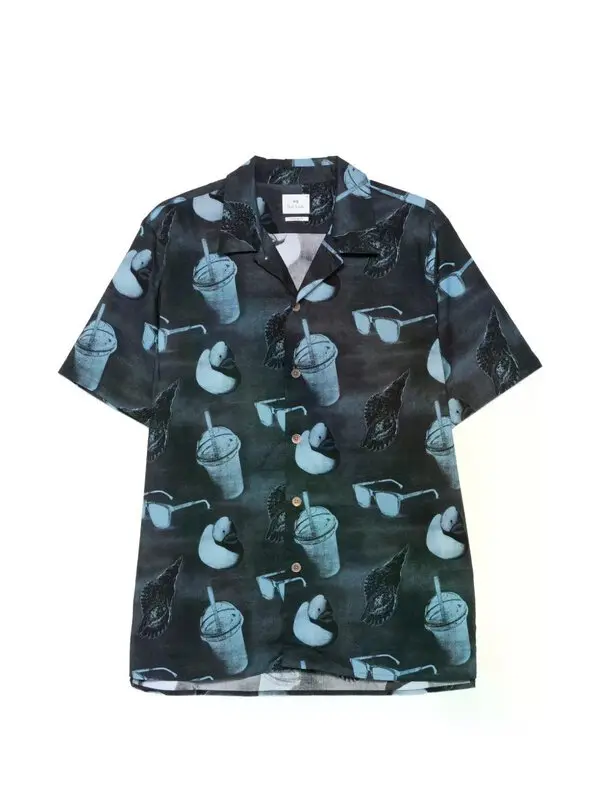 Paul Smith Short-sleeve Shirt - Blue