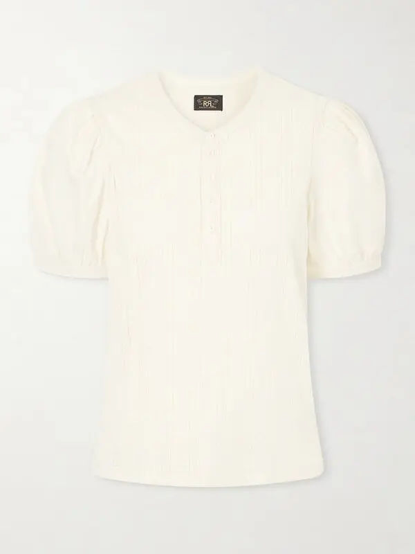 Ralph Lauren Cotton Henley Pullover - Neutrals