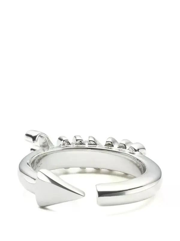 MAISON MARGIELA Tone Lettering Detail Ring