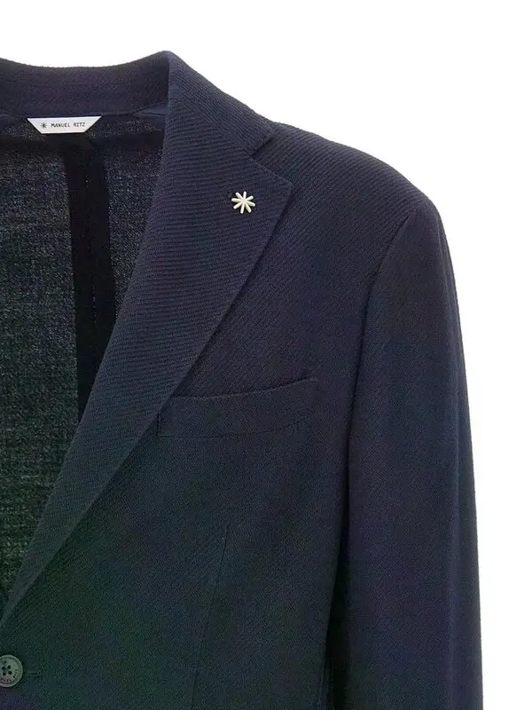 MANUEL RITZ Lapel-pin Blazer