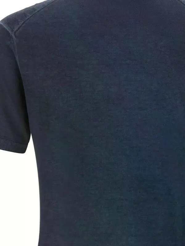 Peuterey Textured Crew Neck Short Sleeve Sweater