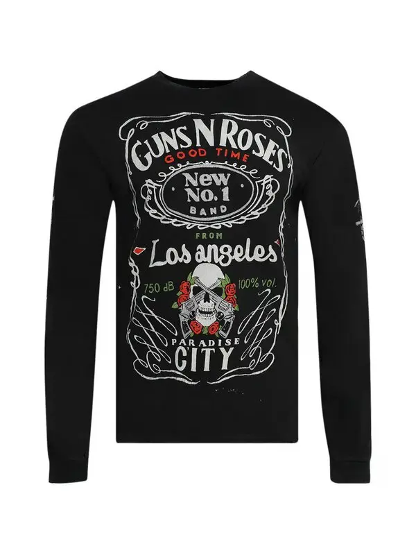 MadeWorn Guns N Roses Graphic T-shirt - Black