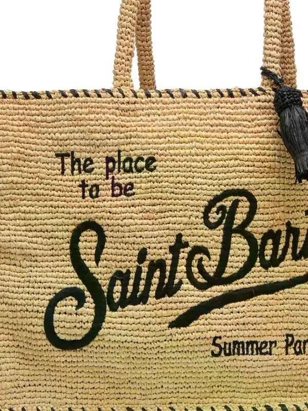 MC2 SAINT BARTH Collette Raffia Tote Bag