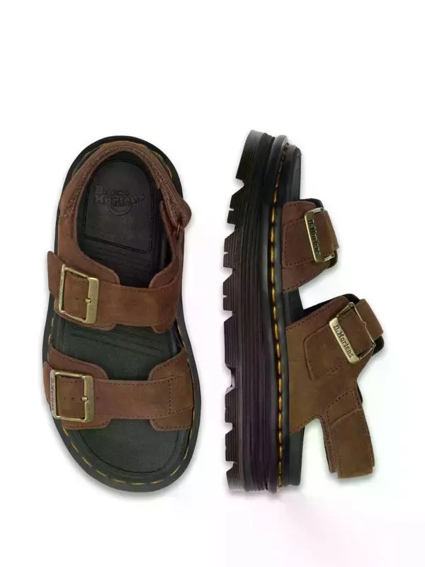 Dr. Martens Zebzag Buckle Leather Sandals