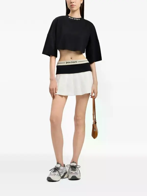 Palm Angels Cropped Logo T-shirt