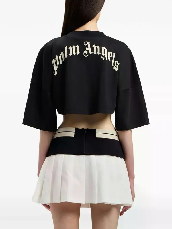 Palm Angels Cropped Logo T-shirt