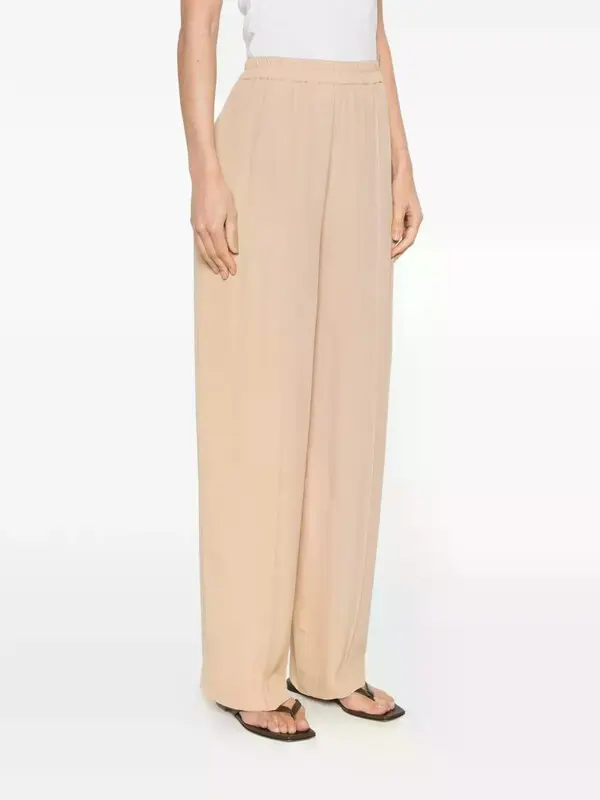 Fabiana Filippi Elasticated Waist Wide Leg Cropped Trousers