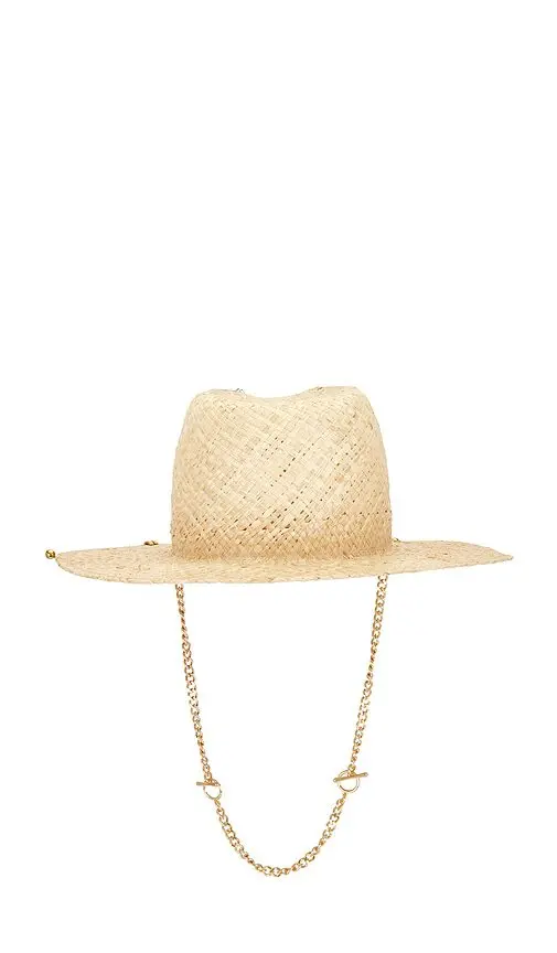 Ruslan Baginskiy Chain Strap Fedora Hat
