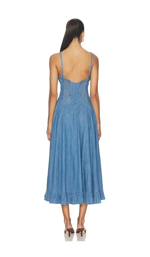 Free People Another Season Midi Dress - Blue