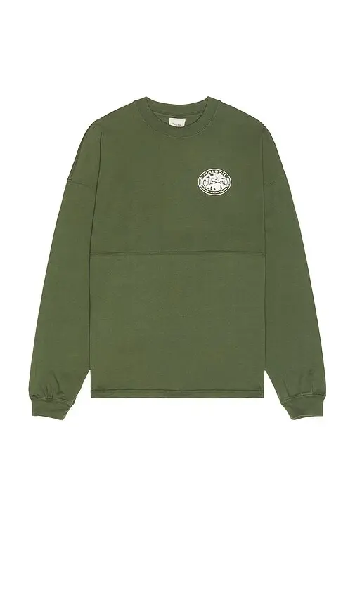 MALBON Horizon Tee In . Also - Olive