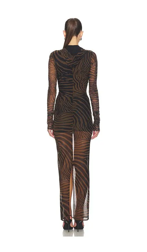 Blumarine Print Net Dress