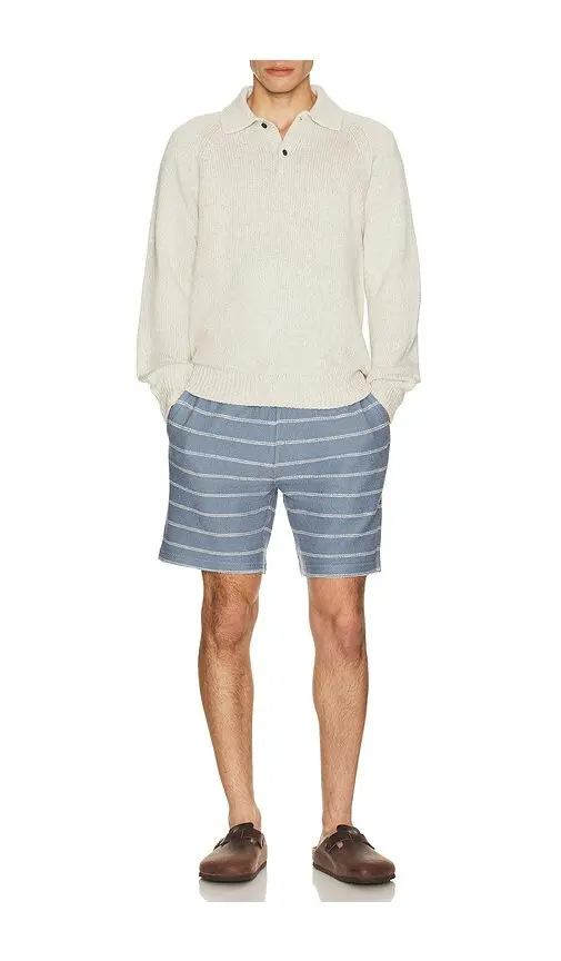 Faherty Brand Heirloom Long Sleeve Polo Sweater In . Also