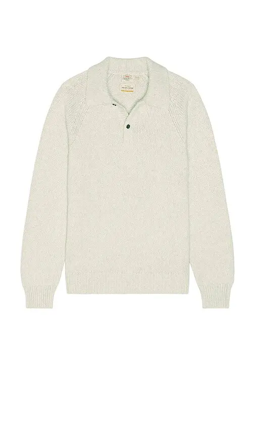 Faherty Brand Heirloom Long Sleeve Polo Sweater In . Also
