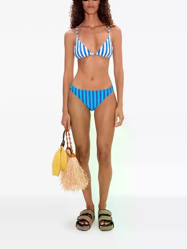 SIMONMILLER Striped Bikini Top