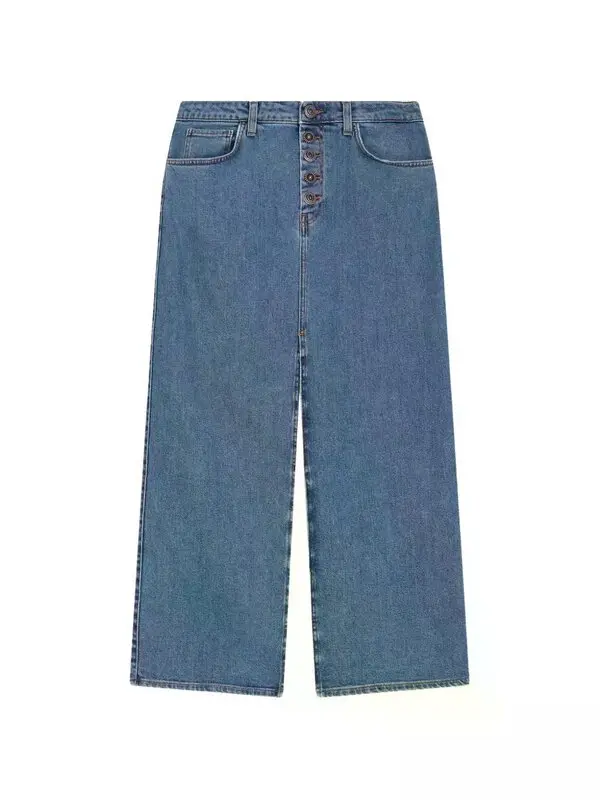 DONDUP Buttoned Denim Skirt